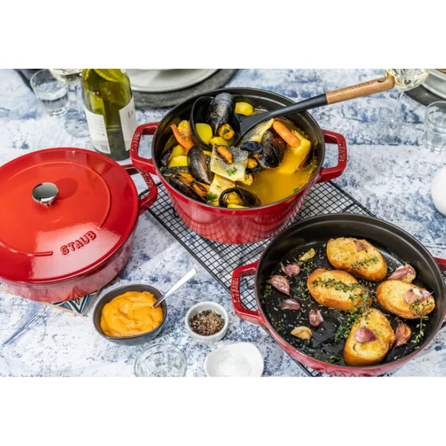 Baking tray Zwilling La Cocotte Red Cast Iron Ø 24 cm (3 Units ...